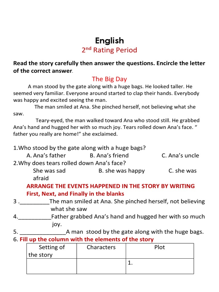 2nd Grading Period (2017-2018) | PDF