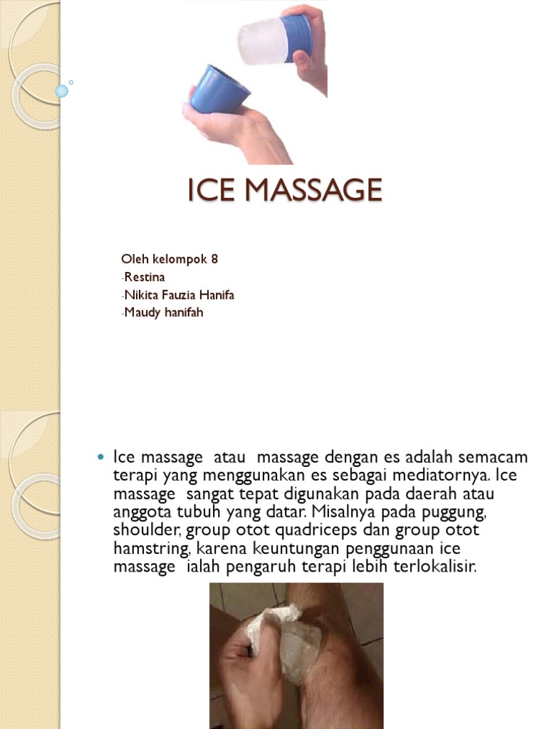 Ice Massage | PDF