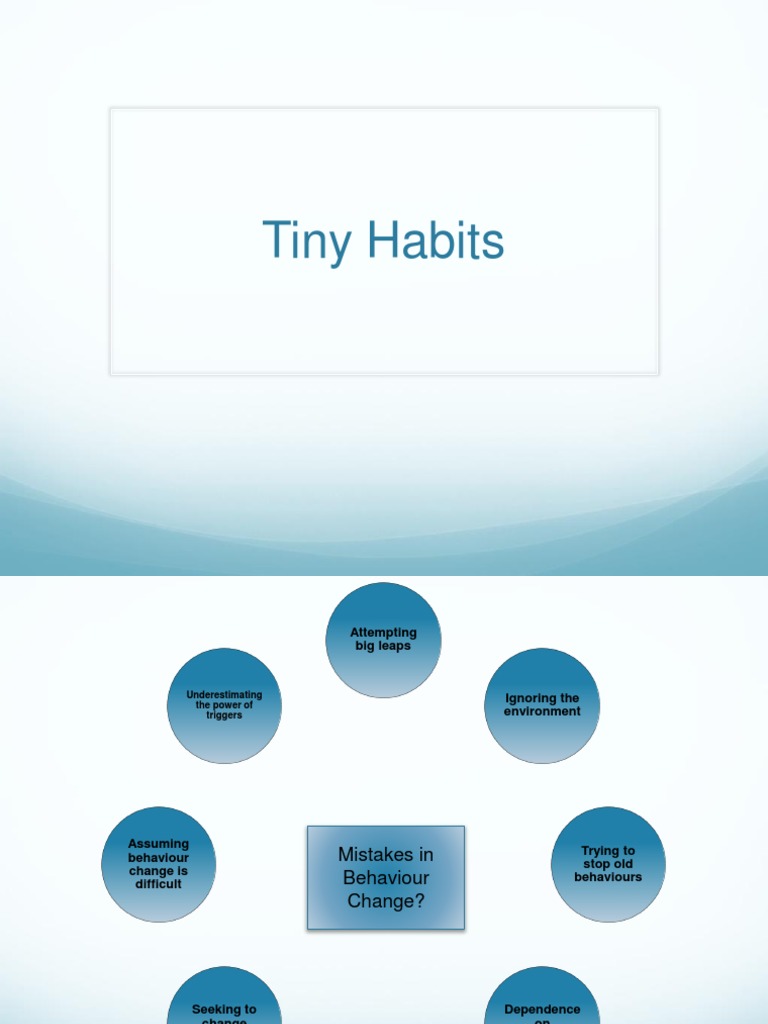 5 Tiny Habits v2 | PDF | Habits | Motivation
