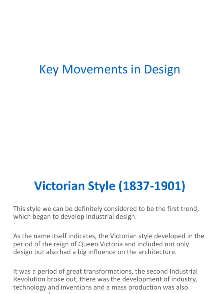 Design Movements Overview | PDF | Art Deco | Minimalism