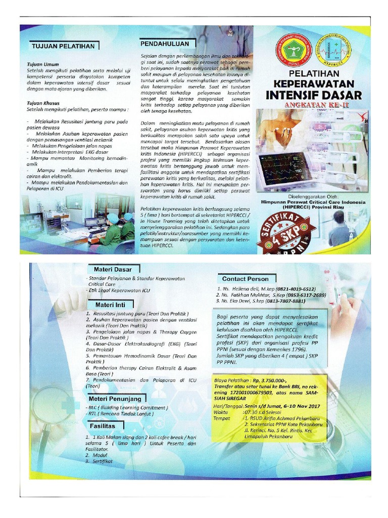 Leaflet Bedah Dan Icu | PDF