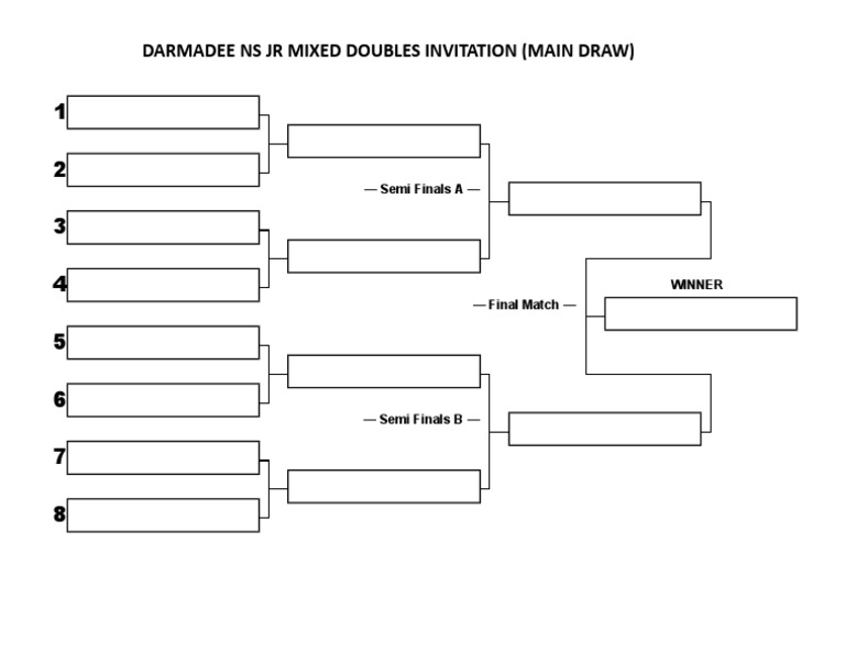 Ns Main Draw | PDF | Sports