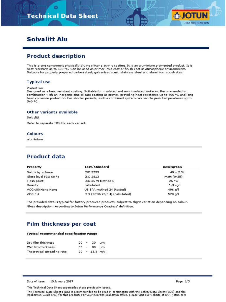 Solvalitt ALU - TDS.eng PDF | PDF | Abrasive | Building Materials
