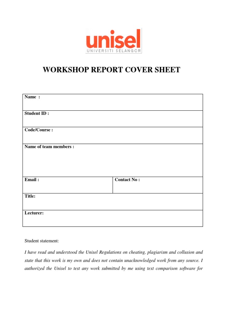 Workshop Lab Report | PDF