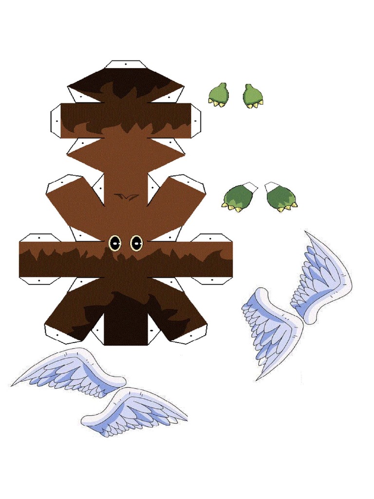 Kuriboh Papercraft Model by Sonicsayan-D3d6o4a | PDF