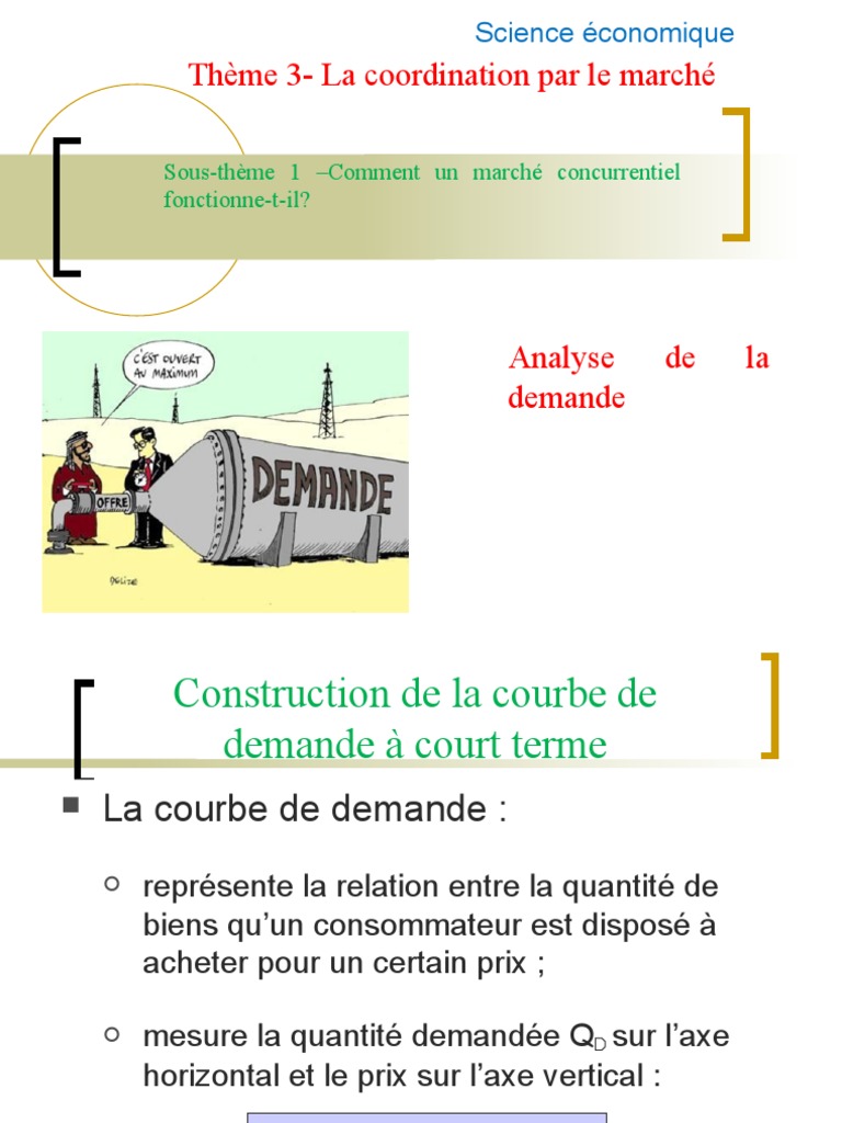 La Demande | PDF | Offre et demande | Élasticité (économie)
