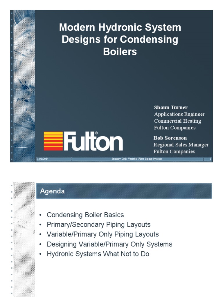 2014 Modern Hydronic System Designs Hts Ashrae | PDF | Boiler | Hvac