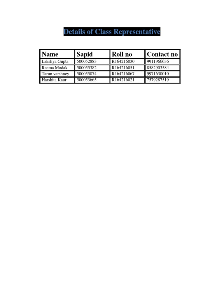 CR List | PDF