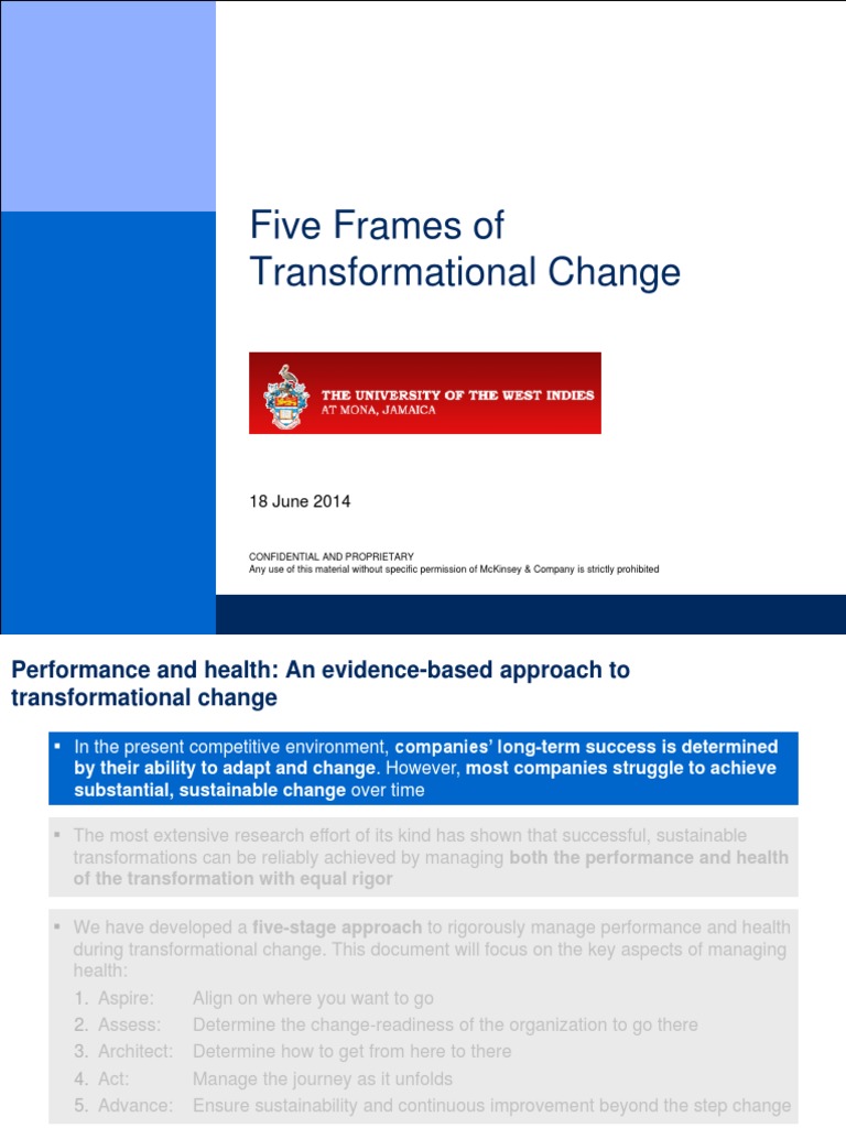 Peter Noteboom - 5 Frames of Transformational Change | PDF | Leadership ...
