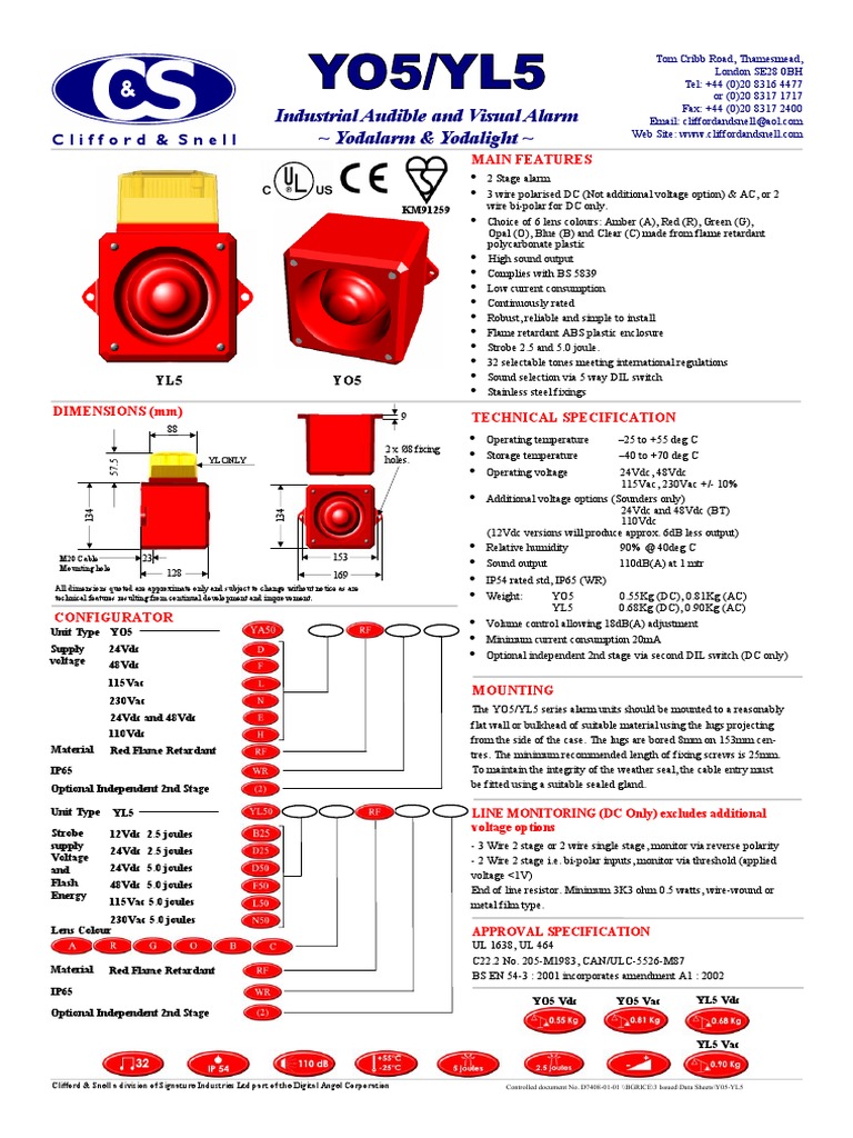 Yo5-Yl5 Ul | PDF | Voltage | Equipment