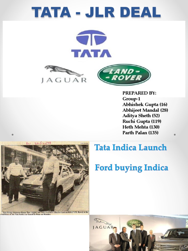 Group 1 Tata JLR | PDF | Automobiles | Motor Vehicle