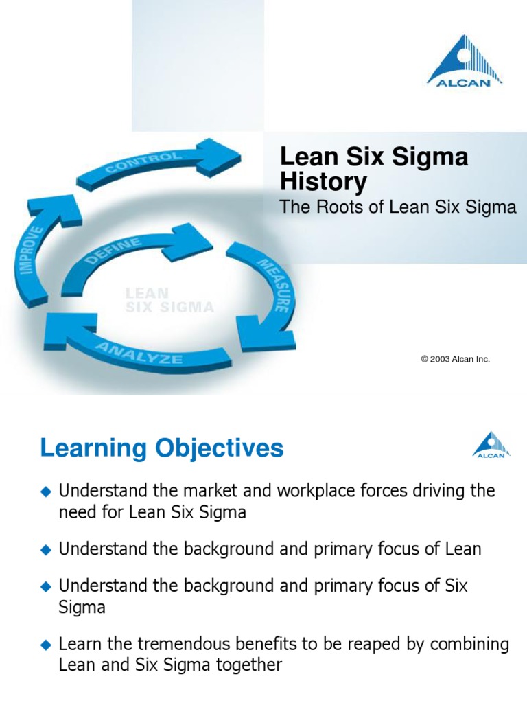 Lean Six Sigma History | PDF | Lean Manufacturing | Six Sigma