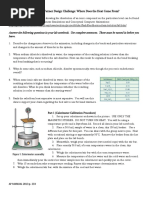 3 Calorimetry Lab - Burning A Cheeto | PDF | Calorie | Food Energy