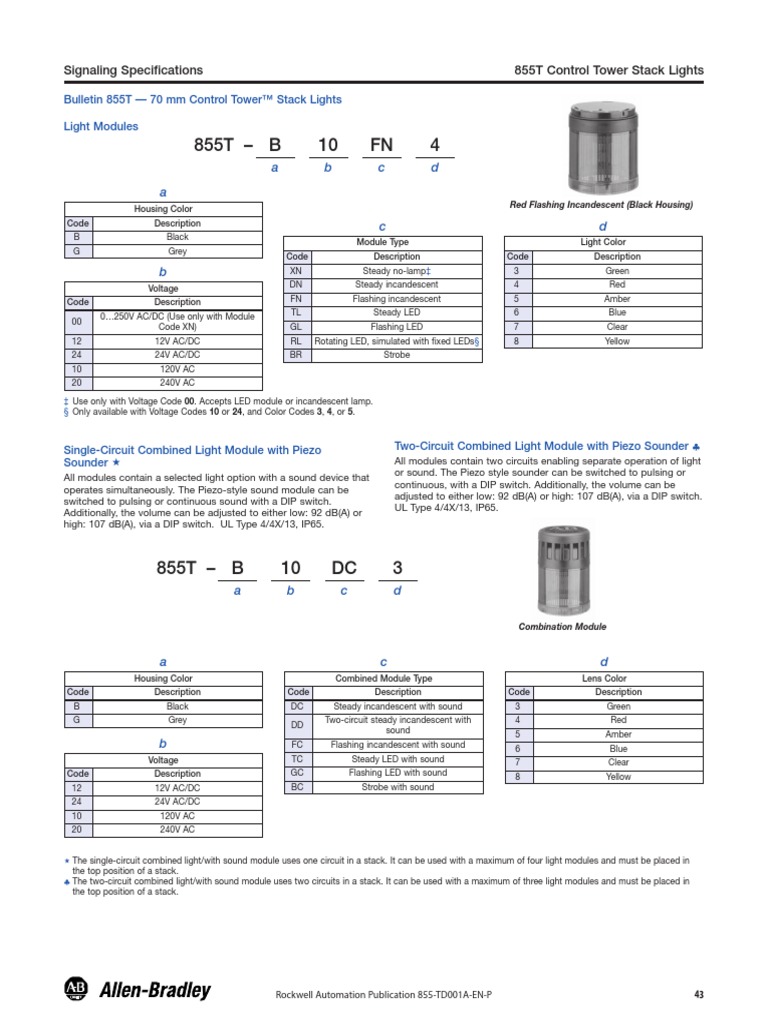 Allen Bradley Ab 855T PDF | PDF | Frequency | Pitch (Music)
