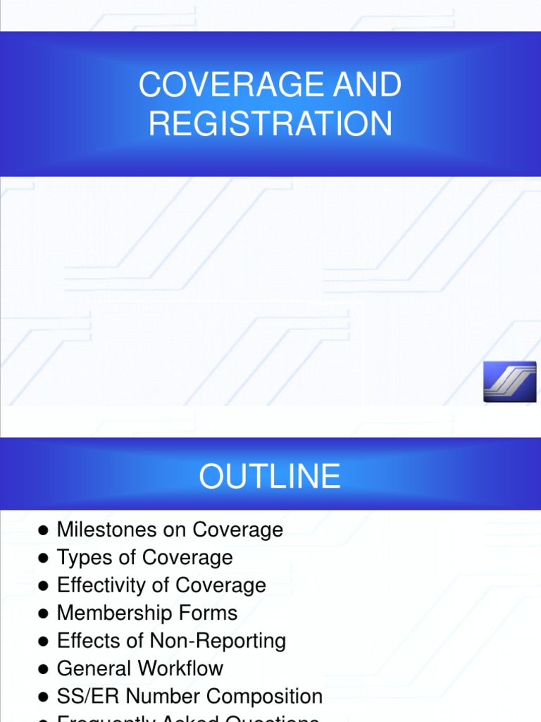 In Depth On SSS Membership | PDF | Domestic Worker | Identity Document