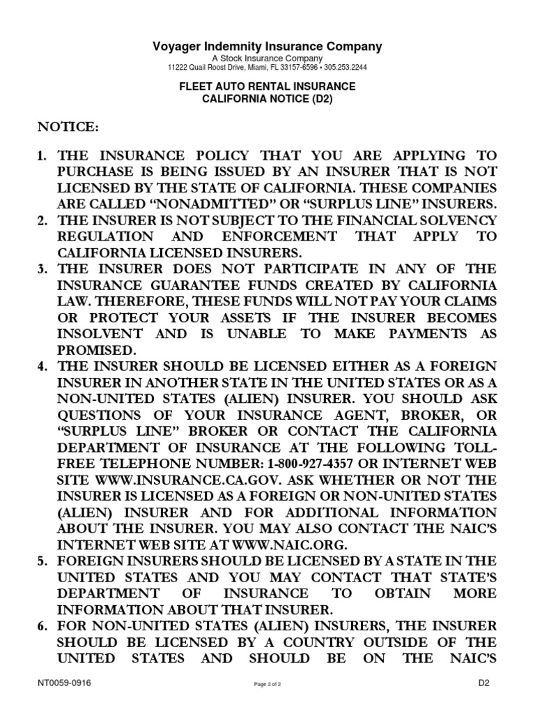 2017 Auto Primary & Excess HNOA Policy | PDF | Liability Insurance ...