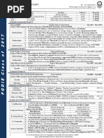 IIM CV Template | PDF
