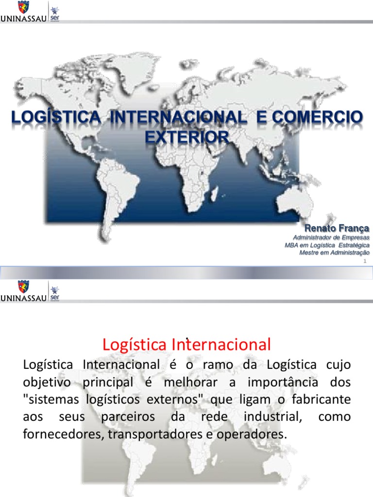 Mini Aula de Logistica Internacional e Comex UNINASSAU 2017 | PDF ...