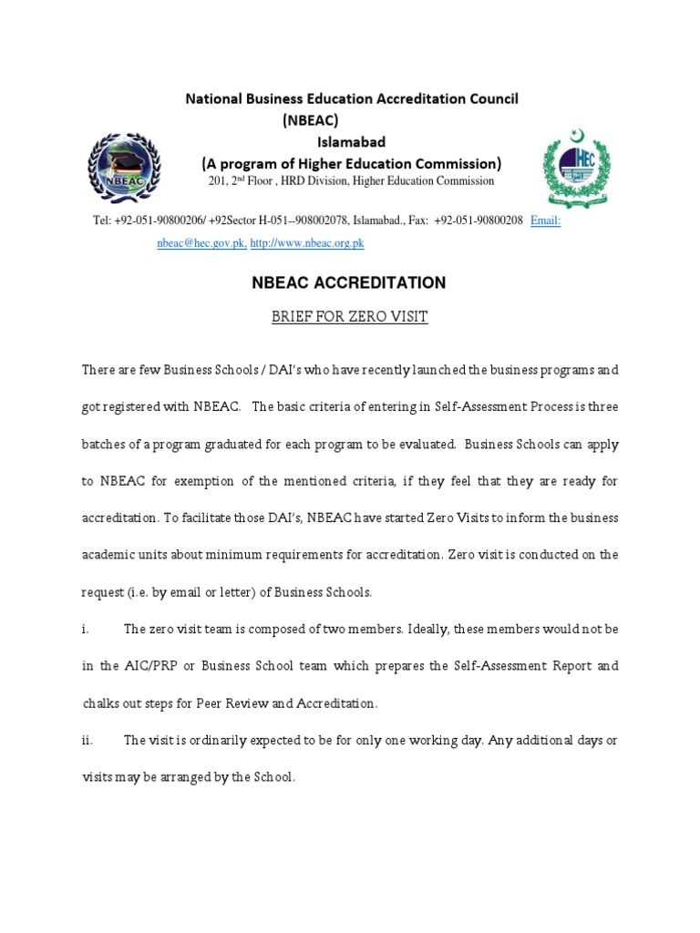 NBEAC Zero Visit Policy | PDF | Business | Further Education