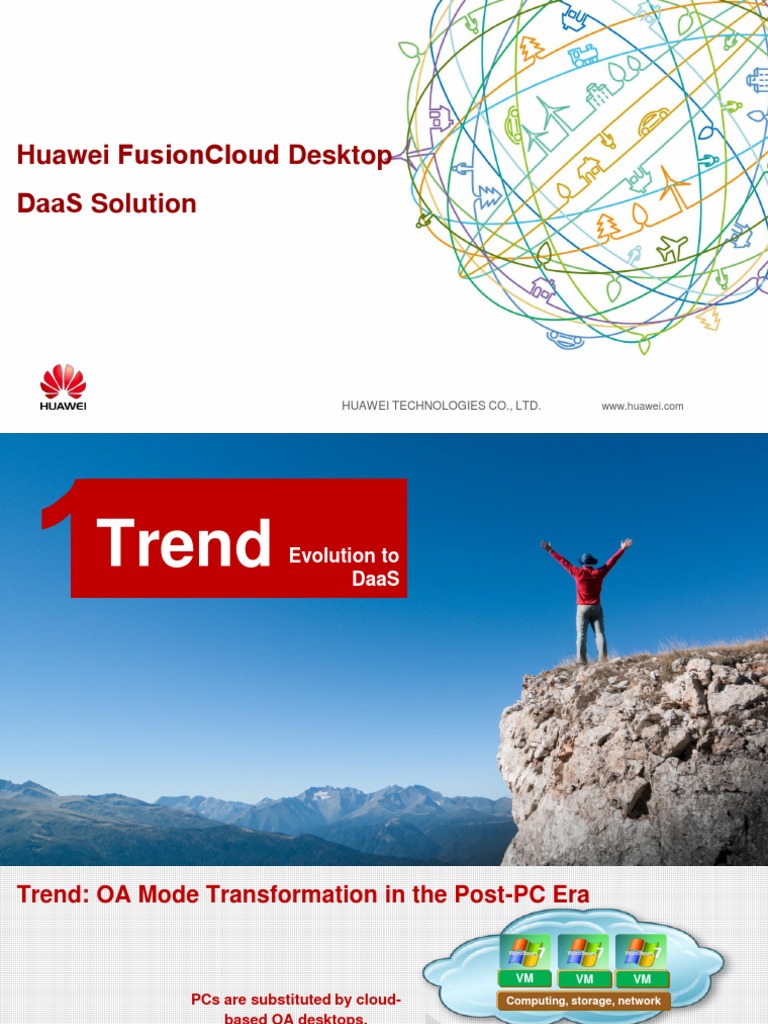 Huawei FusionCloud Desktop DaaS Solution Promotional Overview Presentation | PDF | Desktop ...