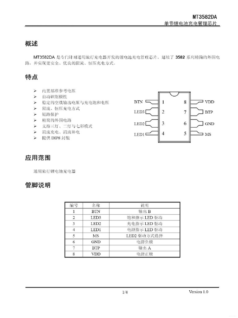 Data Sheet Mt3582da | PDF