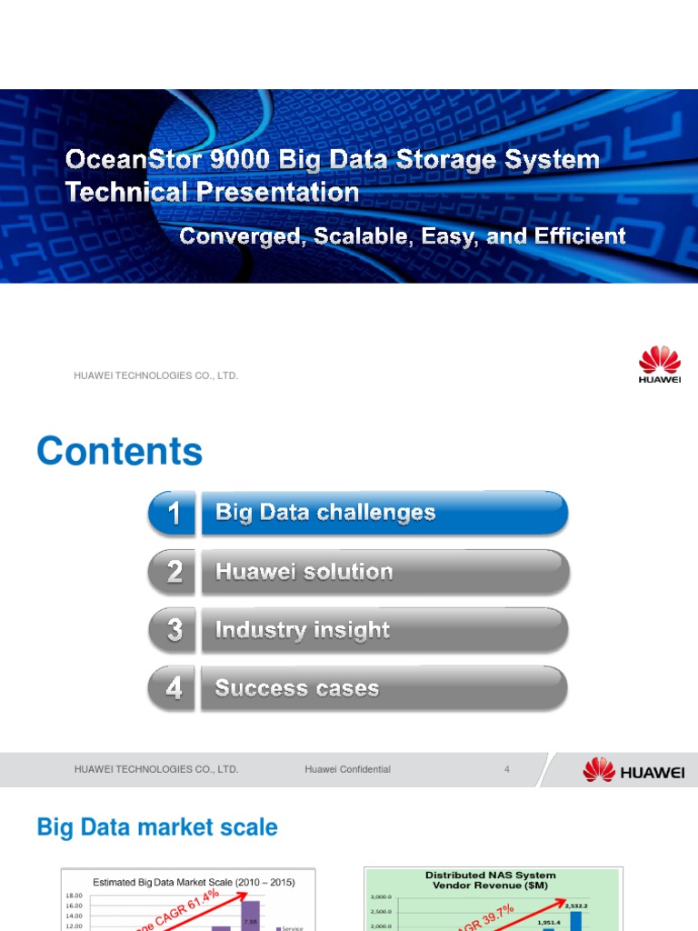 Huawei OceanStor 9000 Technical Presentation | PDF | Big Data ...