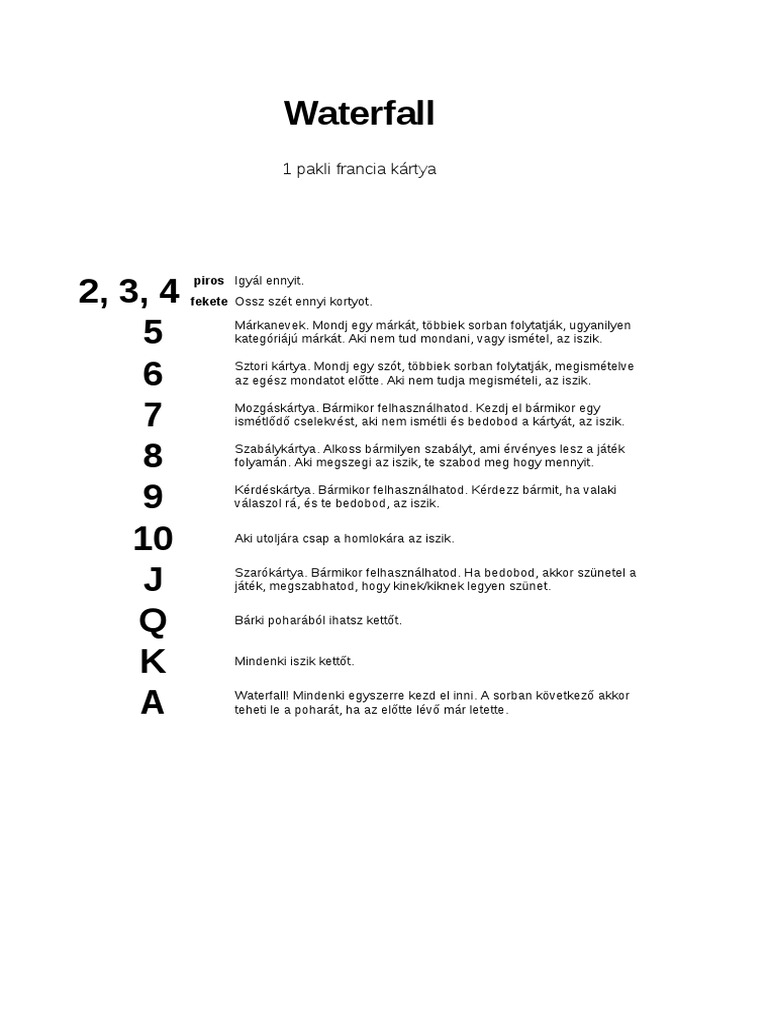 Waterfall | PDF