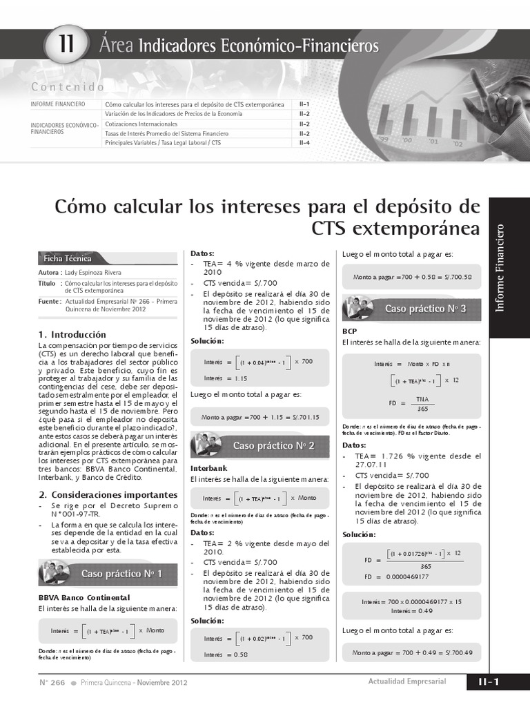 Calcular Interes Cts | PDF | Interés | Bancos