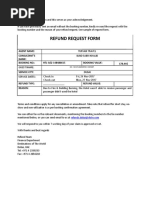 Complimentary Room Request Form | PDF