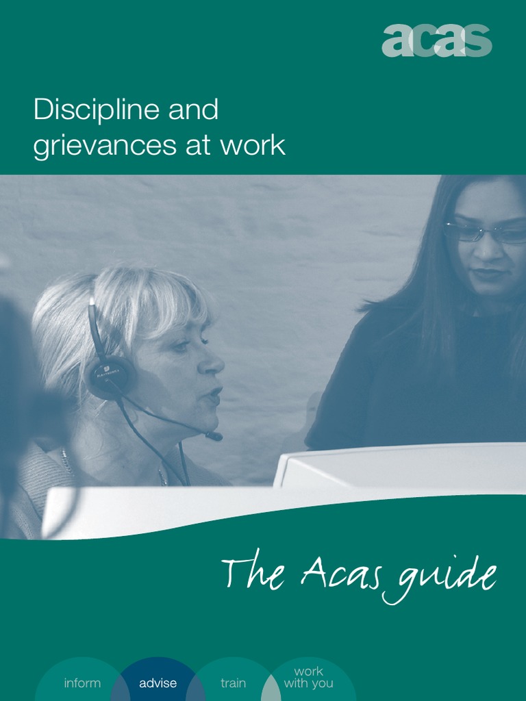 Disciplinary and Grievances ACAS Guide | PDF | Mediation | Employment