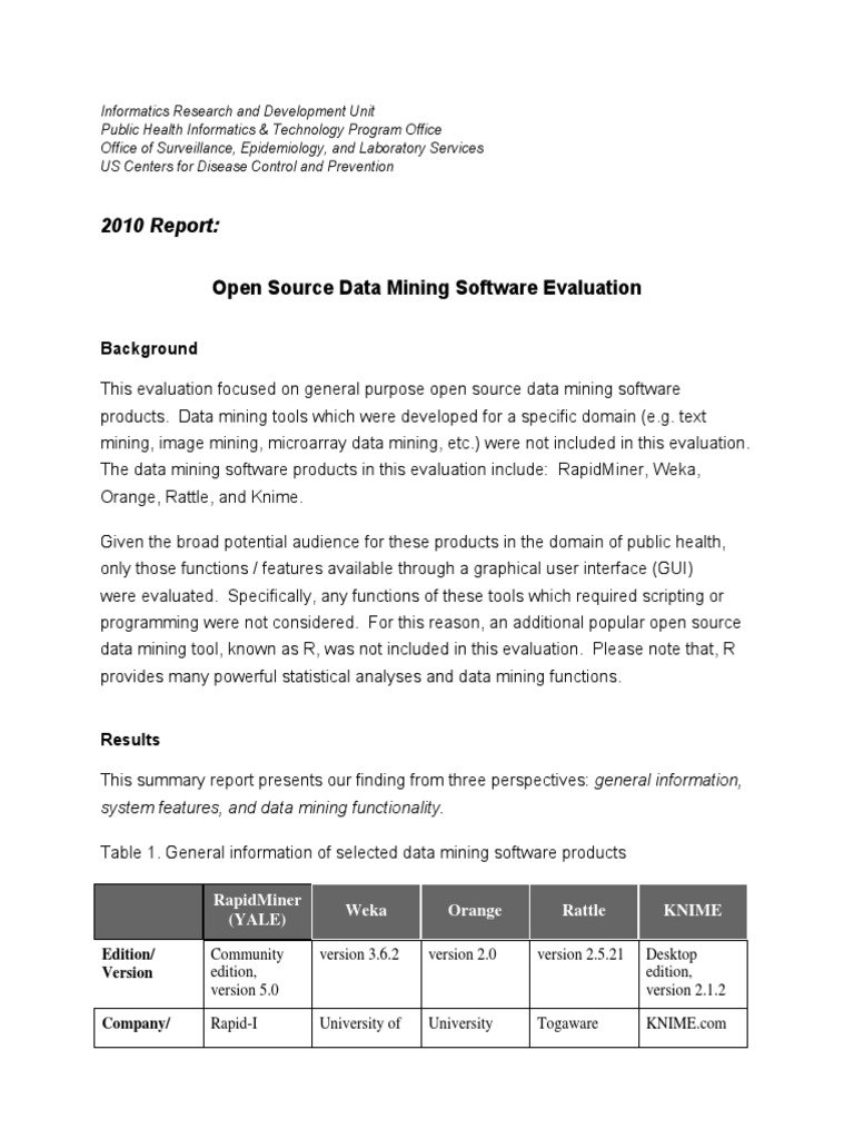 Open Source Data Mining | PDF | R (Programming Language) | Graphical User Interfaces