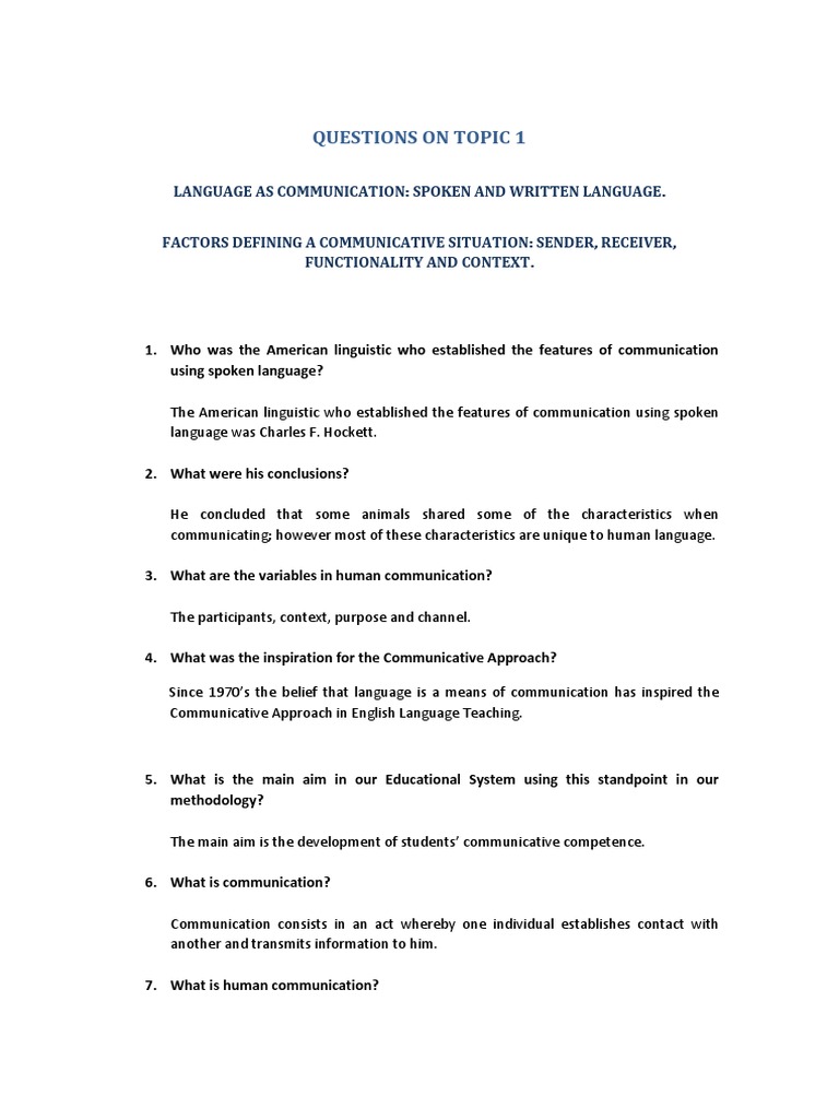 Oposiciones Inglés. Preguntas Sobre Tema 1 | PDF | Phonology | Phoneme
