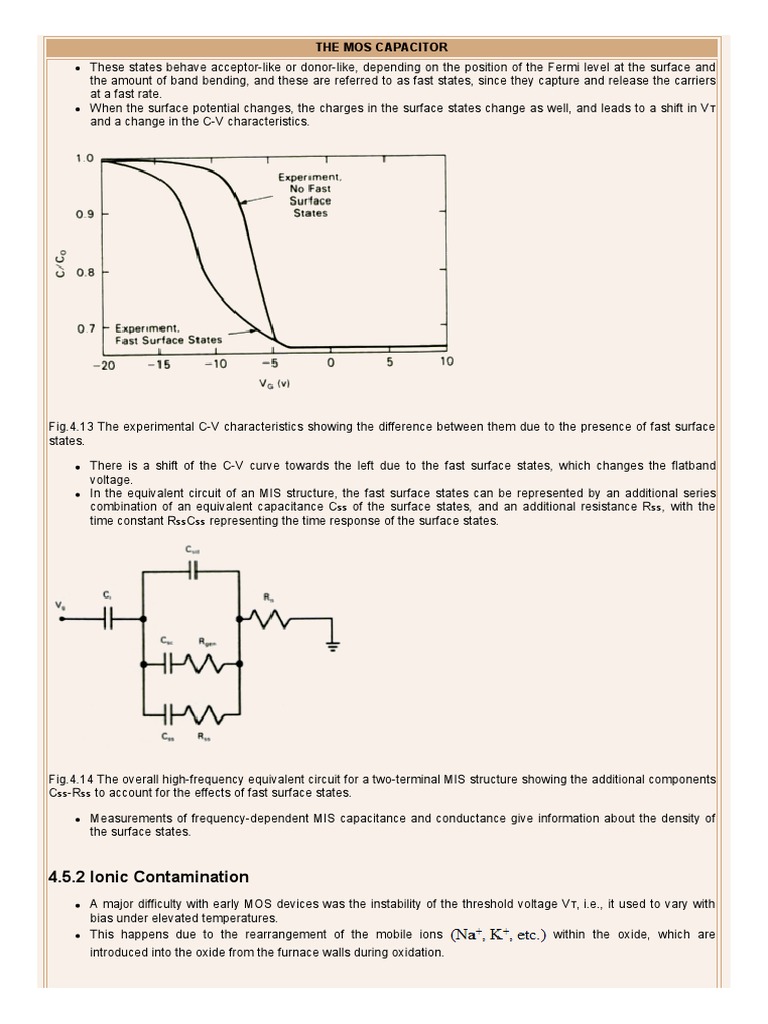 Mos Capacitor 3 Pdf Mosfet Capacitor