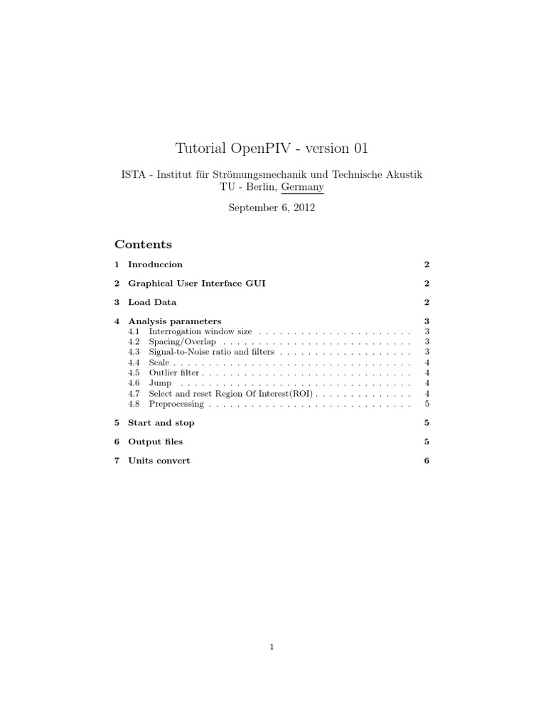 OpenPIV Tutorial - Guide to Particle Image Velocimetry Analysis ... OpenPIV Tutorial - Guide to Particle Image Velocimetry Analysis ...