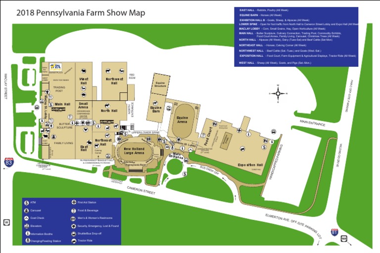 Farm Show Complex Map | Download Free PDF | Farms | Barn