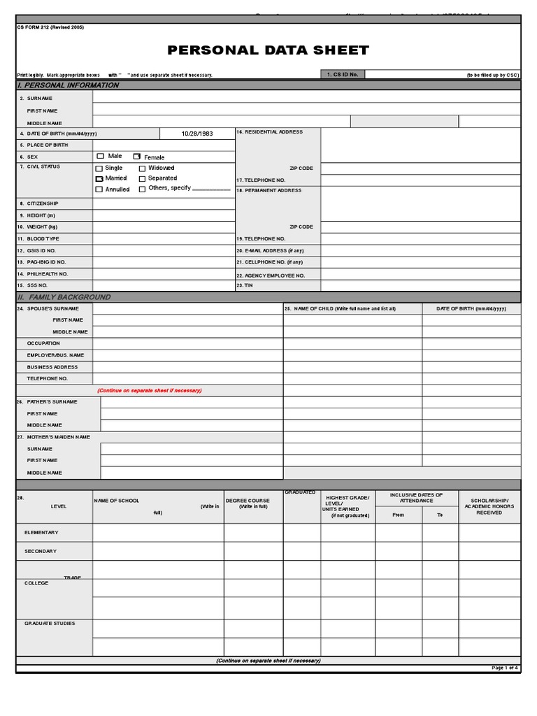 Pds Sample | Download Free PDF | Social Institutions | Social Science