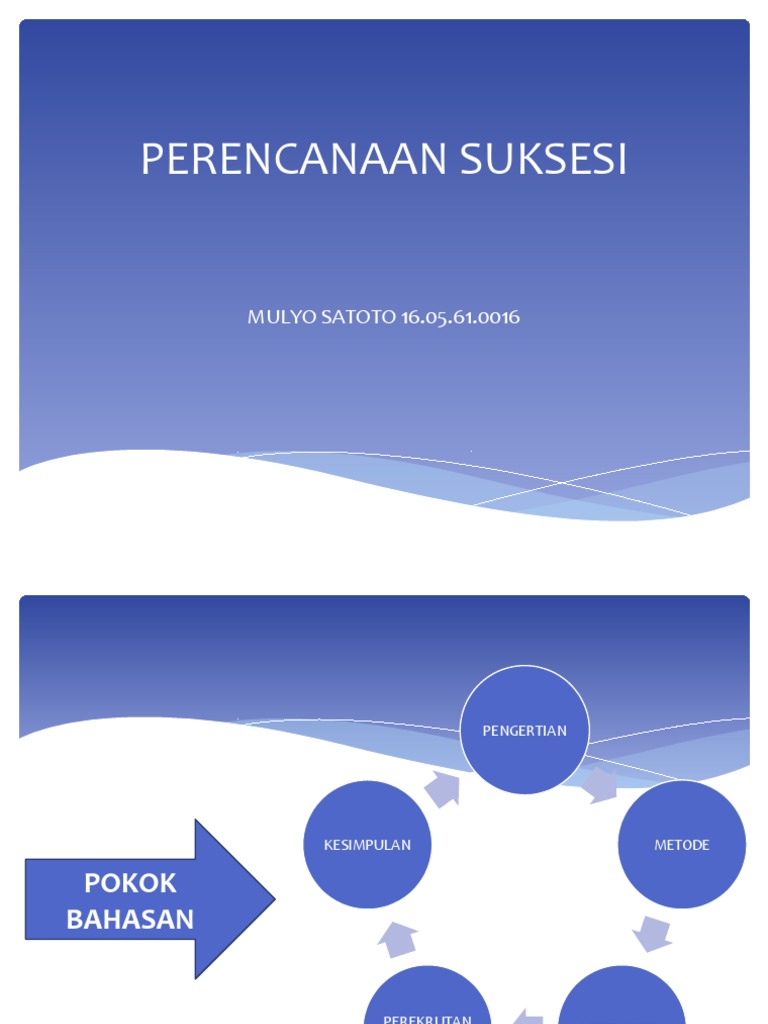Perencanaan Suksesi | PDF | Bisnis | Pengembangan Diri
