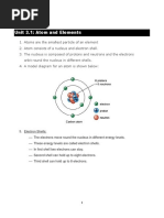 Atomic Structure (Past Papers Questions) | PDF | Atoms | Ion