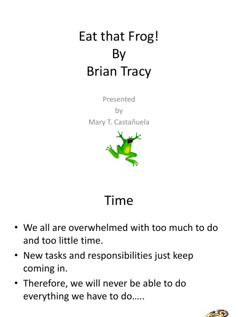 Eat That Frog | PDF | Procrastination | Professional Skills