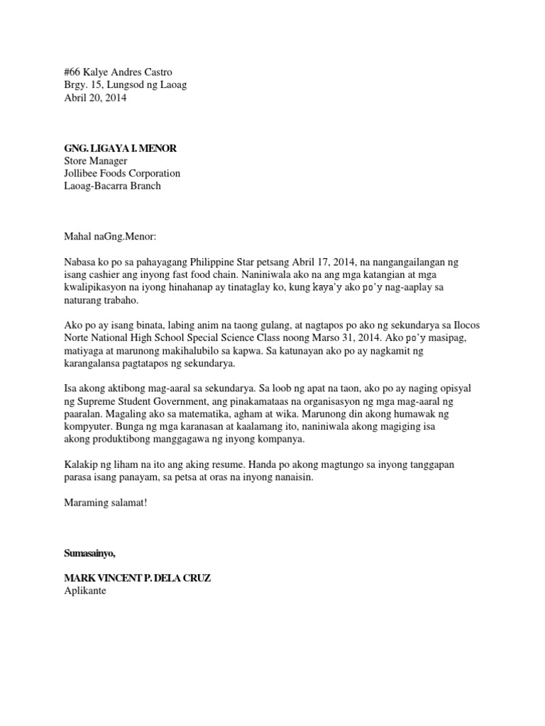 Liham Examples | PDF