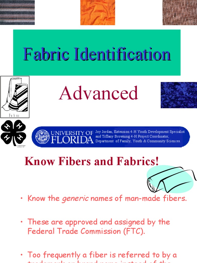 Fabric Identification | PDF | Dyeing | Rayon