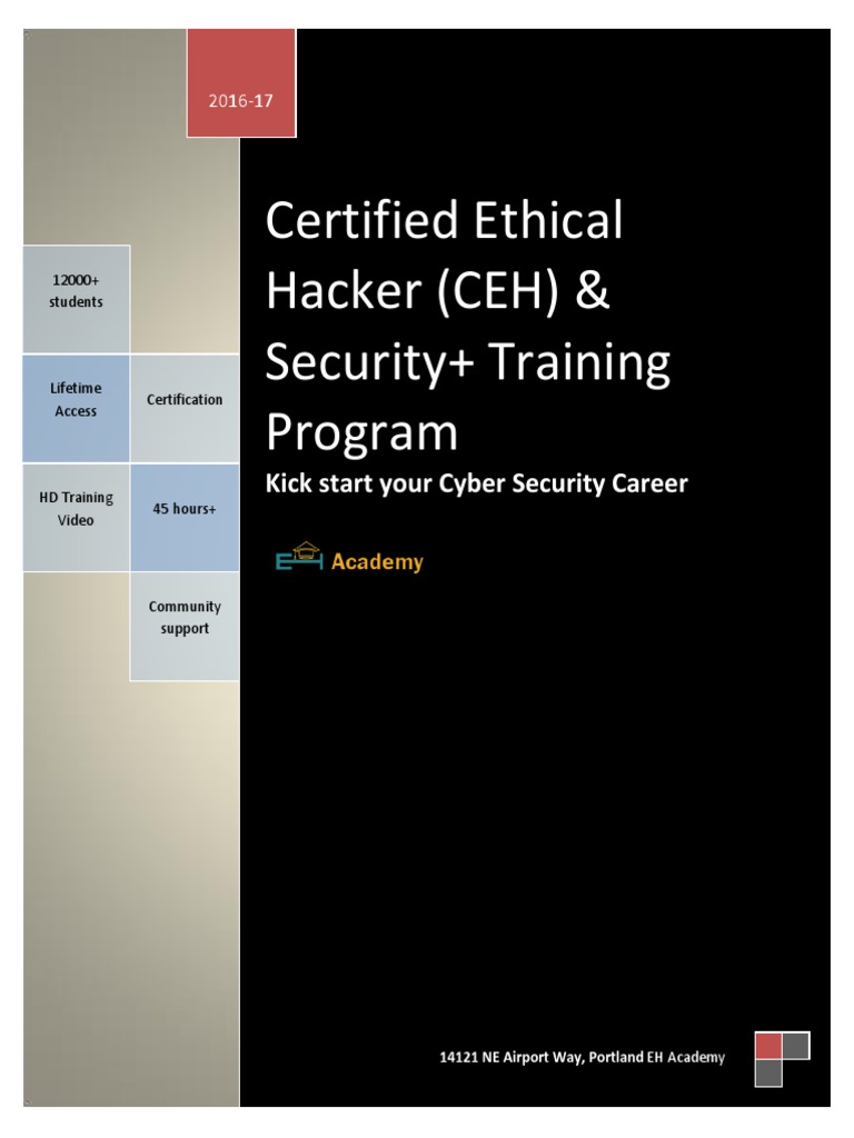 CEH and Security+ Course Outline | PDF | Denial Of Service Attack ...