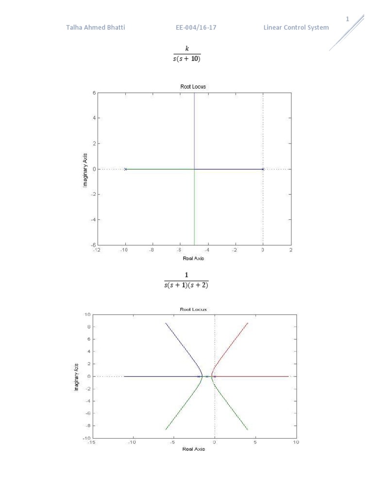 Linear Control System Analysis | PDF | Teaching Mathematics