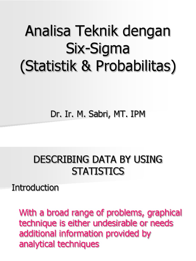 2 Six-Sigma Analysis | PDF | Normal Distribution | Standard Deviation