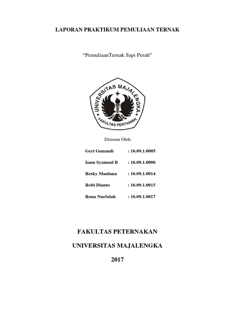 Pemuliaan Sapi Perah di Desa Kulur | PDF