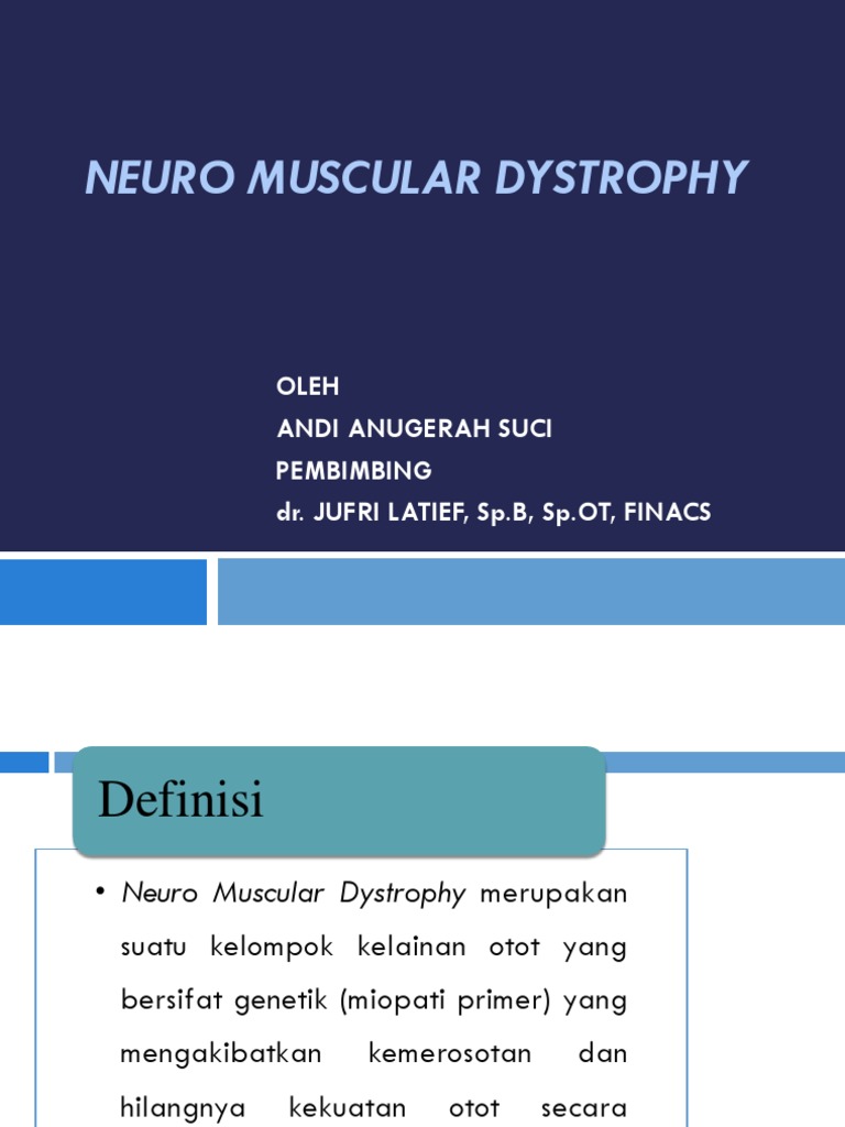 Neuro Muscular Dystrophy | PDF