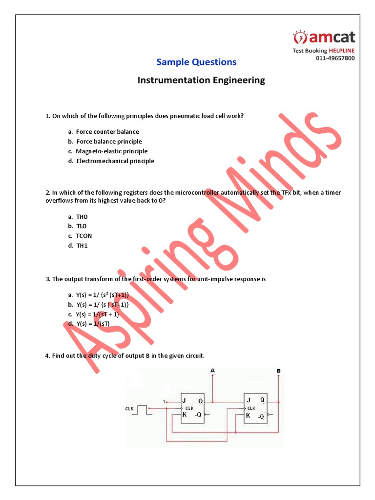 Instrumentation Engg | PDF | Systems Theory | Electronic Engineering