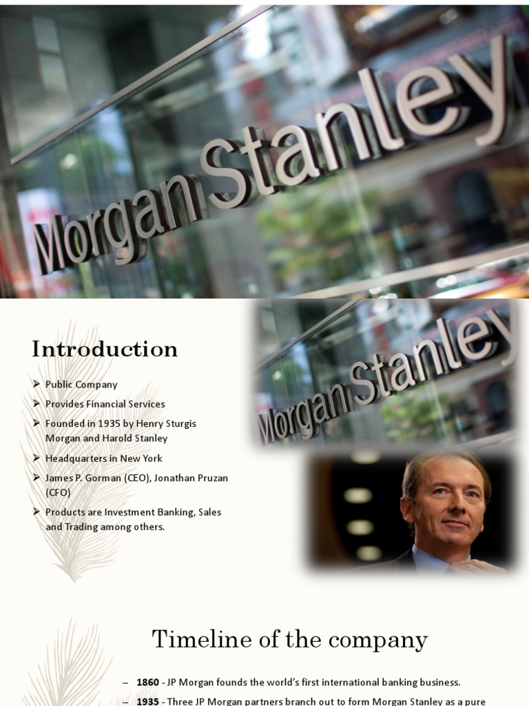 Morgan Stanley Case Study | PDF | Morgan Stanley | Investment Banking