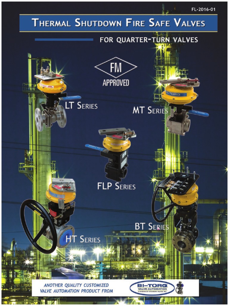 2016 - FL - Catalog Fusible Link Ball Valve Ss Body | PDF | Valve ...