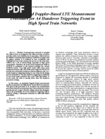 Handover Events in LTE | PDF | Lte (Telecommunication) | Computer Science